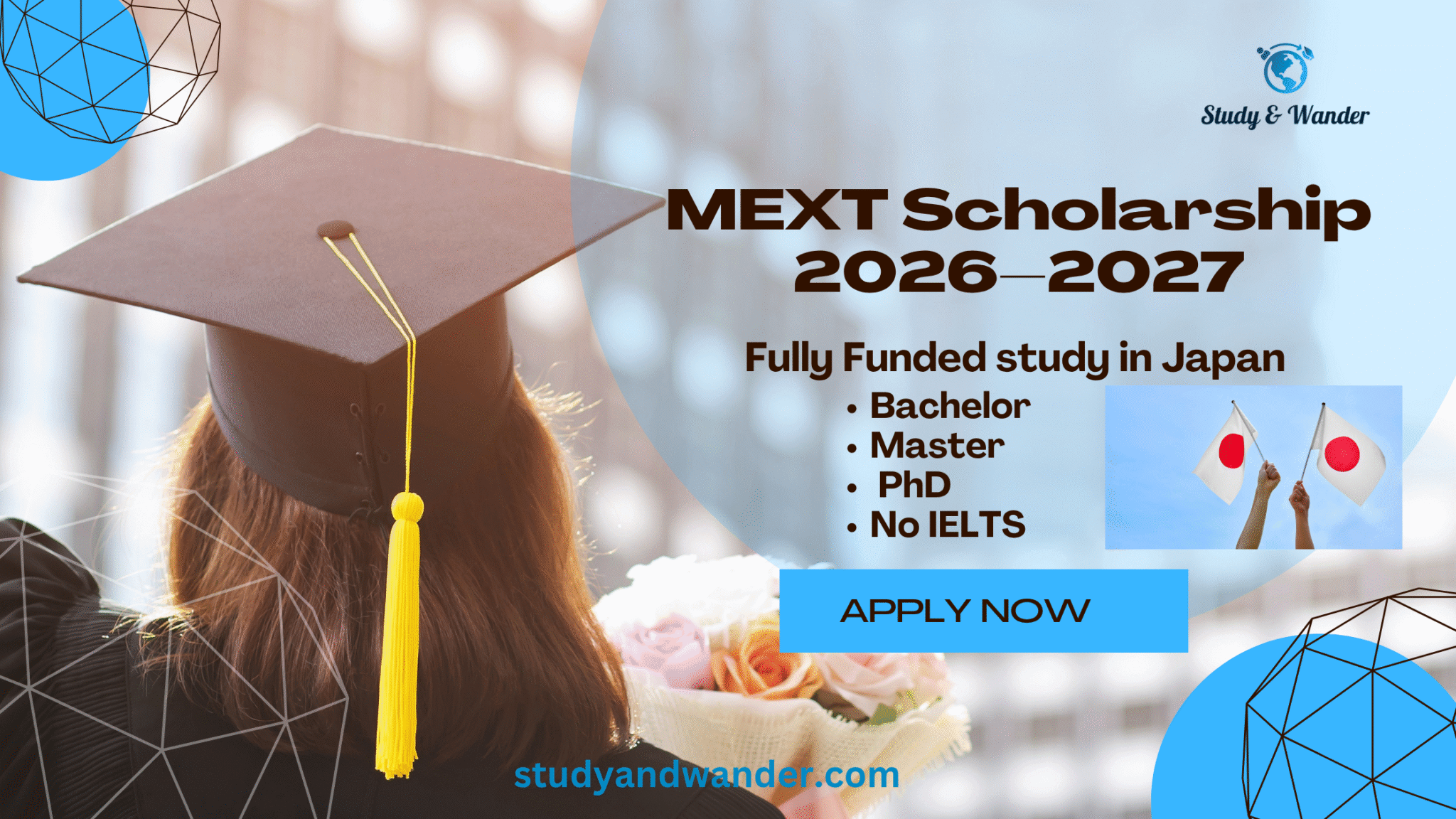 MEXT Scholarship 2026–2027 | Fully Funded Study in Japan